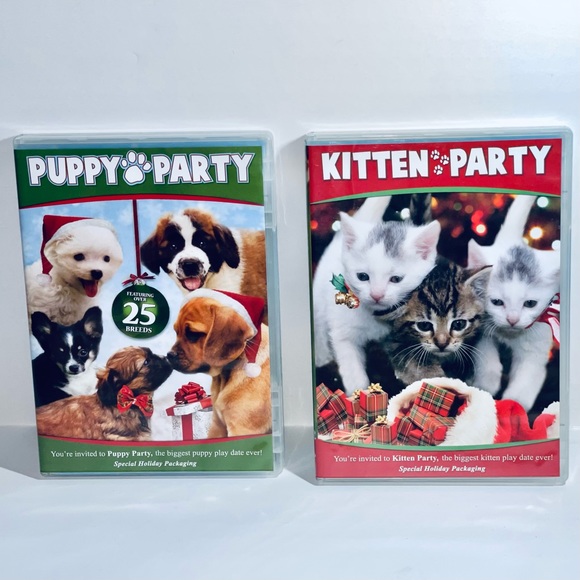 Media | Puppy Party Kitten Party Dvds | Poshmark